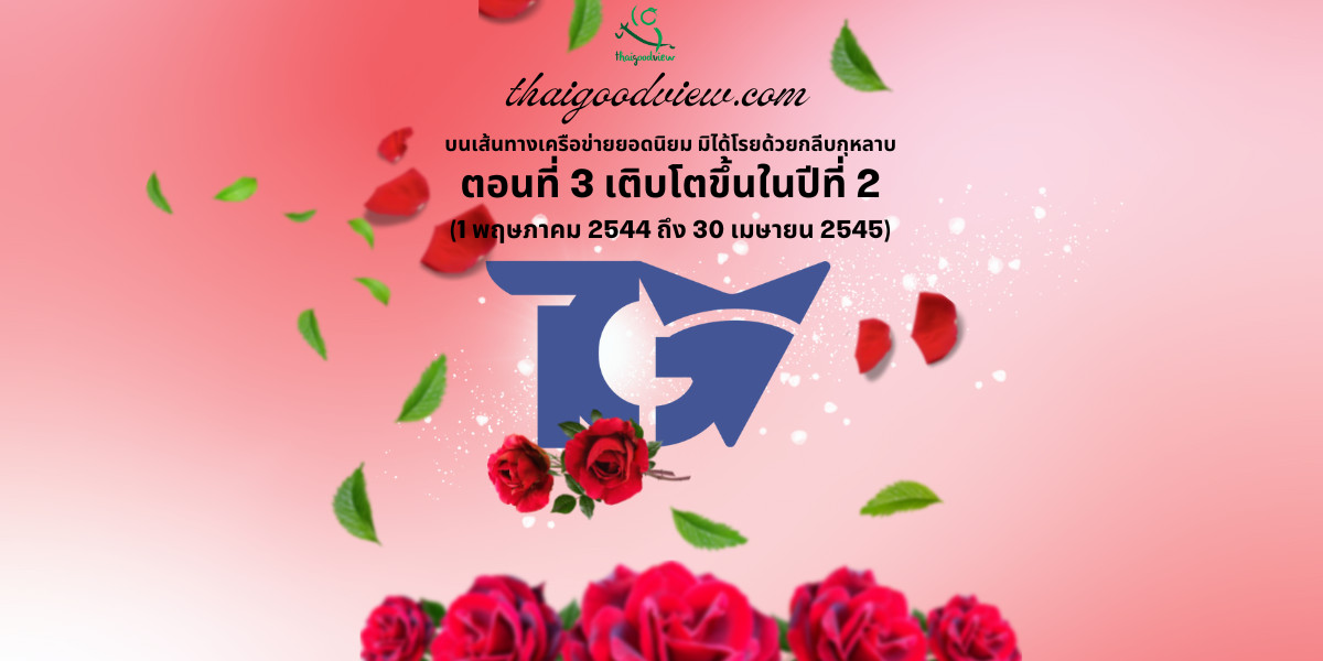 ตอนที่ 3 เติบโตขึ้นในปีที่ 2 (1 พฤษภาคม 2544 ถึง 30 เมษายน 2545) - THAIGOODVIEW